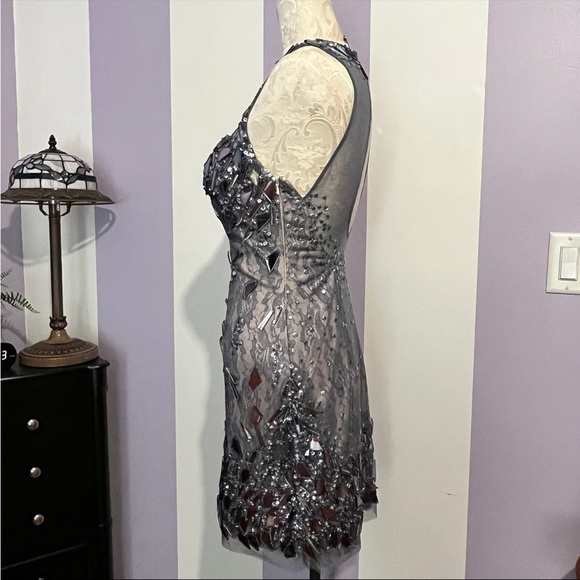 Dave & Johnny | Dresses | Dave Johnny Shattered Broken Glass Mirror ...